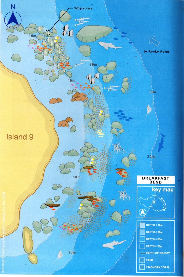Dive Site maps for Similan Islands, Koh Tachai, Koh Bon & Richelieu Rock